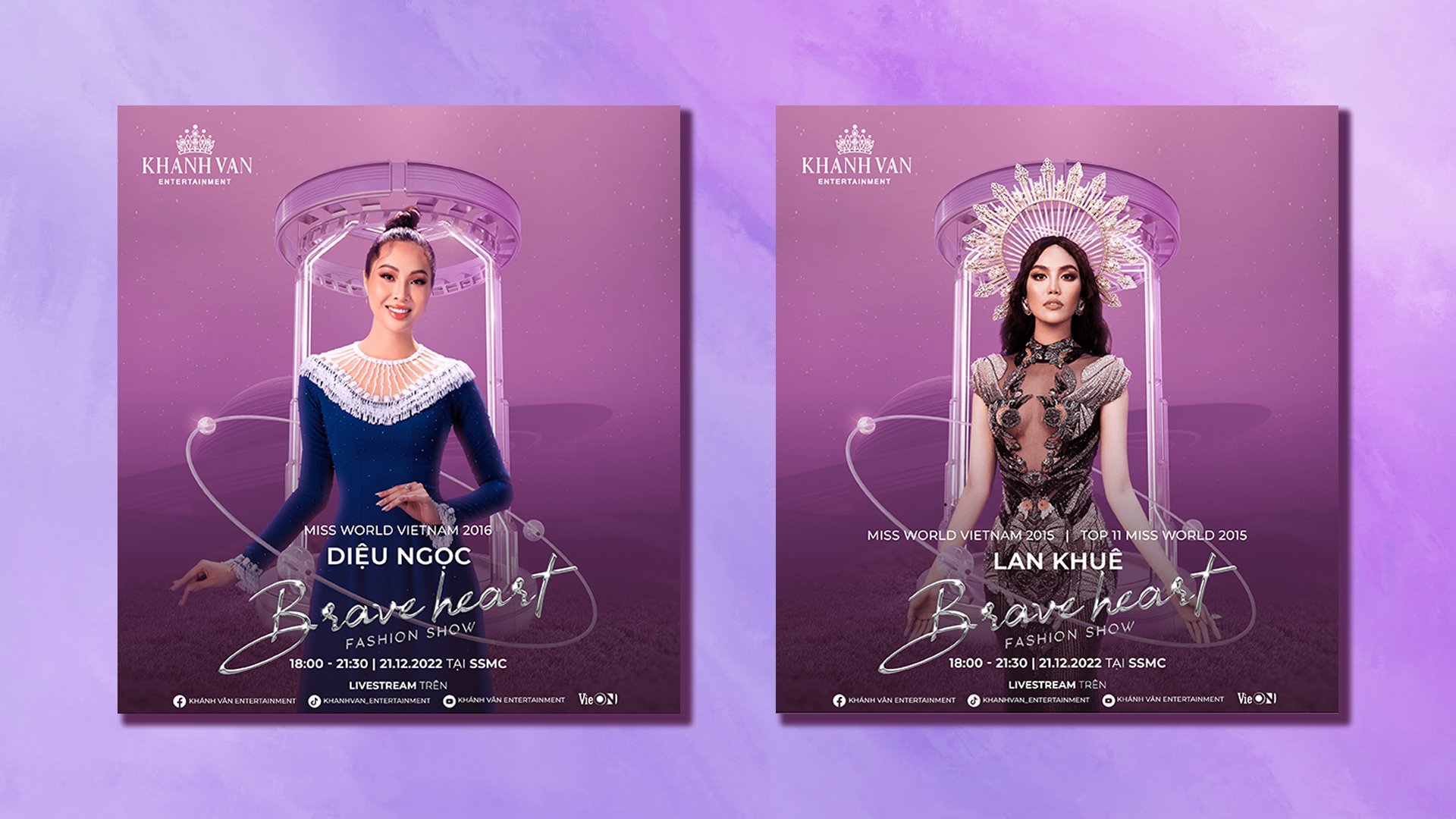 Các Miss World Vietnam hội ngộ tại “Brave Heart Fashion Show 2022" - LAVYON